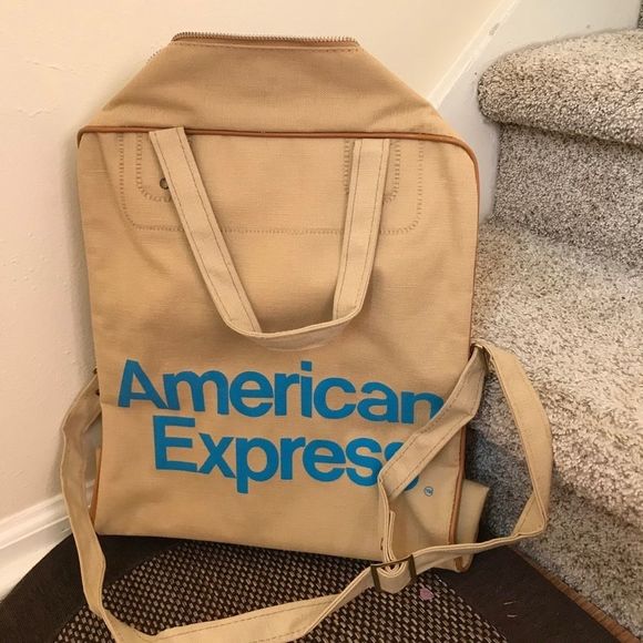 american express | Bags | Amex Vintage Shoulder Travel Bag 7s Nwot ...